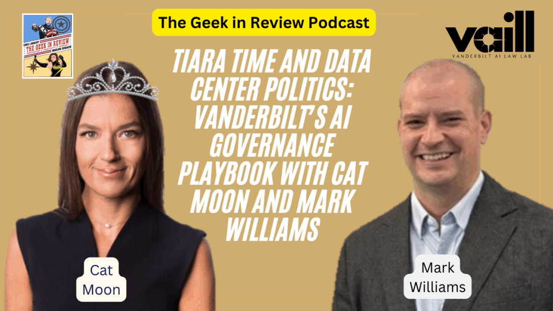 Tiara Time and Data Center Politics: Vanderbilt’s AI Governance ...
